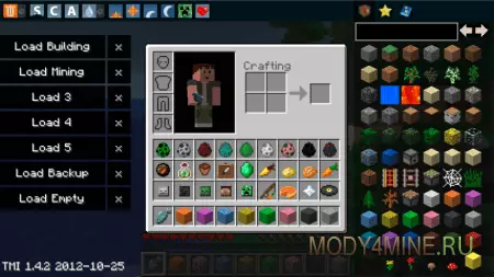 Mod 1.7 10 zum Wechseln der Modi. Mod für Einrichtungsgegenstände. Minecraft Forge-Version